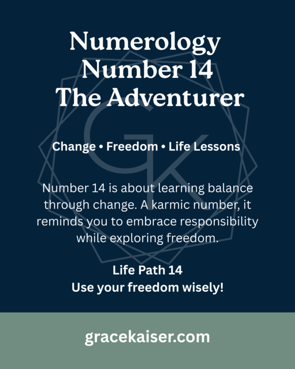 Numerology 14 - Grace Kaiser